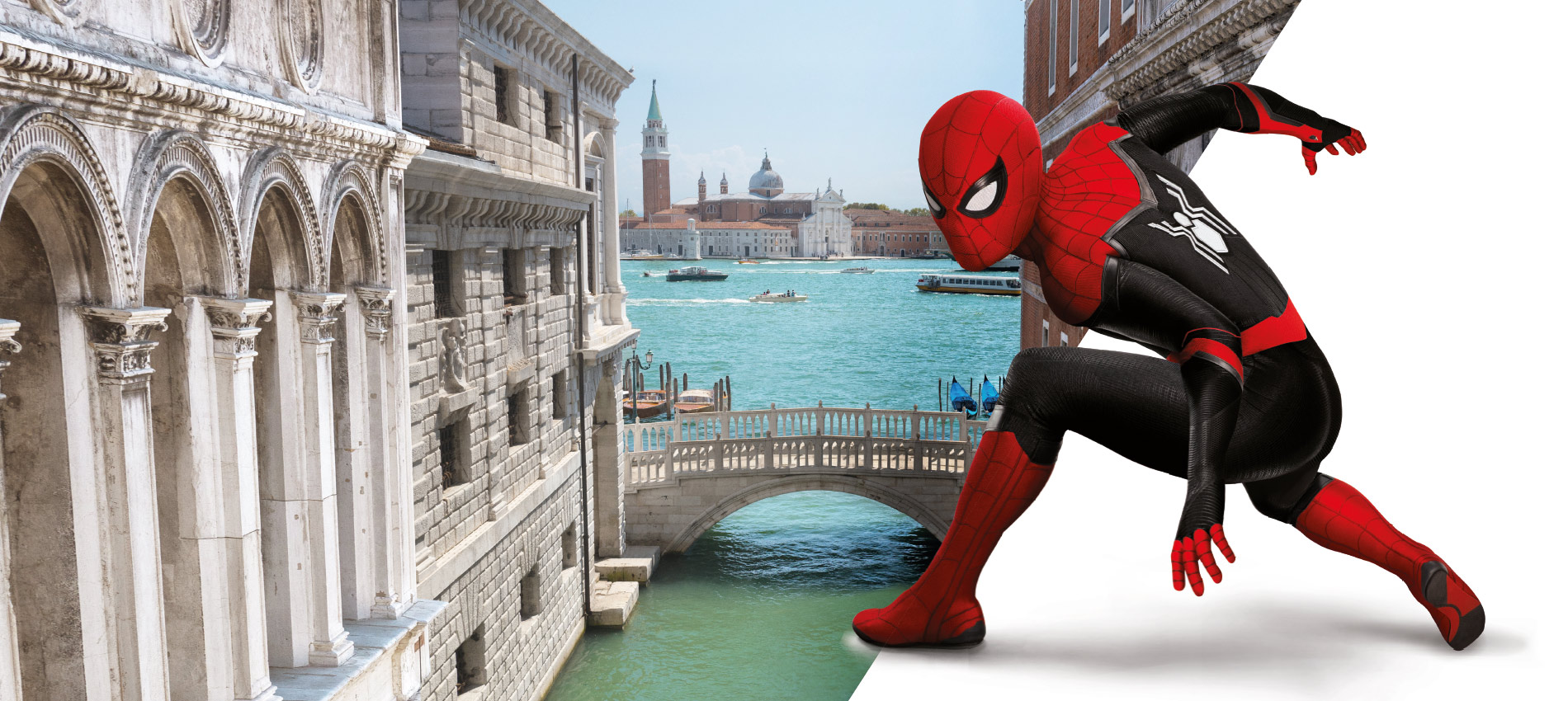 In het spoor van Spider-Man… naar Venetië! - Pcard+